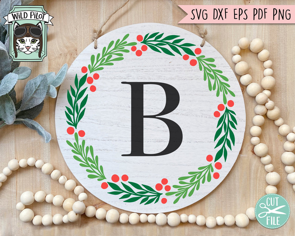Christmas SVG, Merry Christmas SVG, Monogram Frame SVG, Winter svg ...