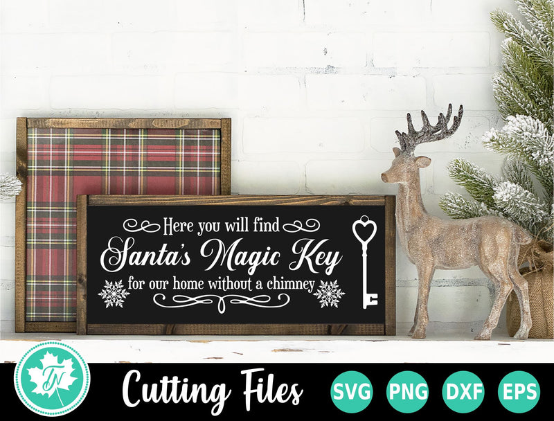 Christmas SVG | Santa's Magic Key - So Fontsy
