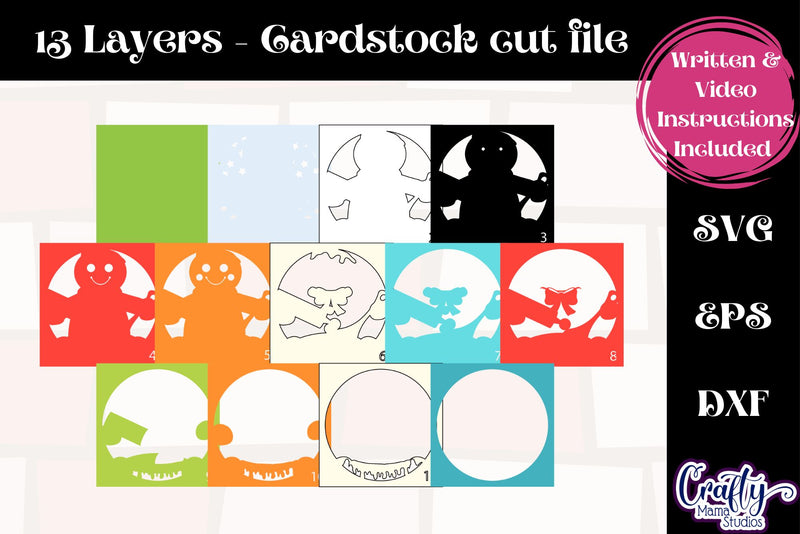 Christmas Svg Shadow Box Design, 3d Layered Gingerbread Man - So Fontsy