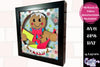 Christmas Svg Shadow Box Design, 3d Layered Gingerbread Man - So Fontsy