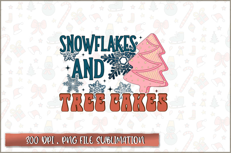 Christmas Tree Cake Sublimation Bundle - So Fontsy