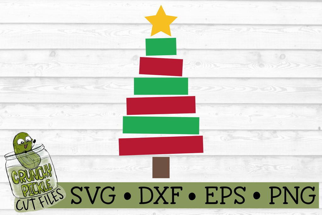 Christmas Tree Strips SVG - So Fontsy
