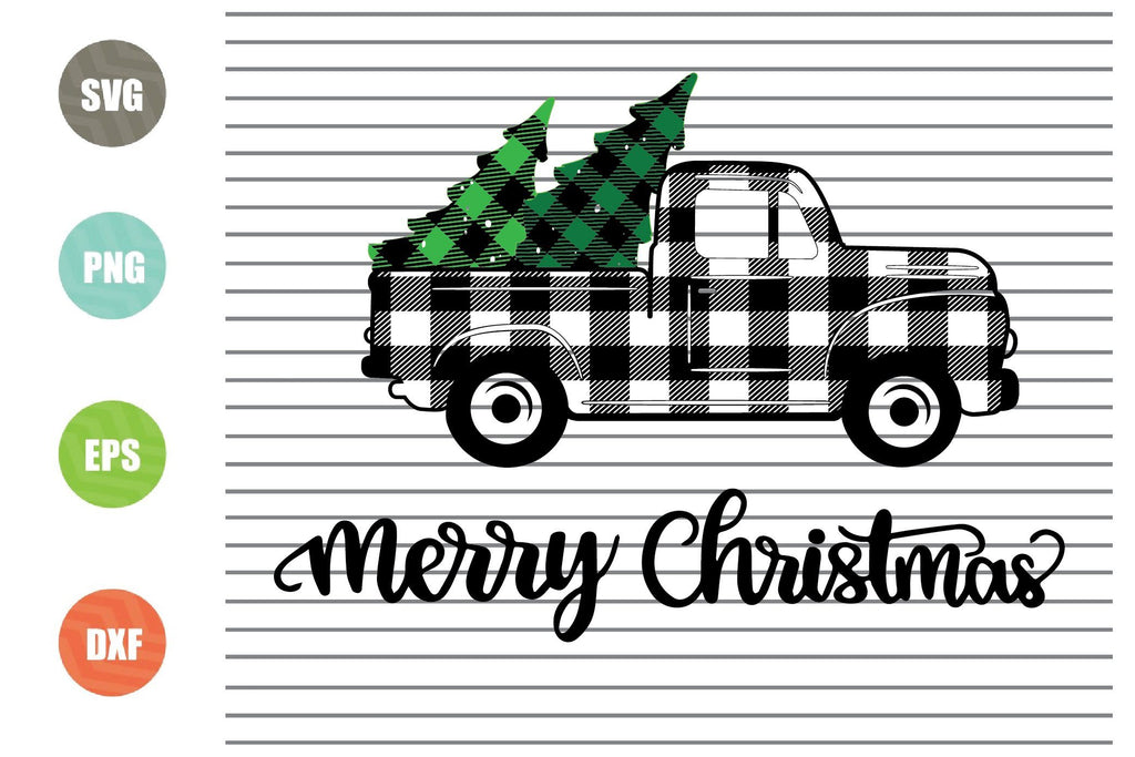 Christmas Truck SVG Bundle, Christmas Tree Svg, Leopard Truck Svg, Win ...