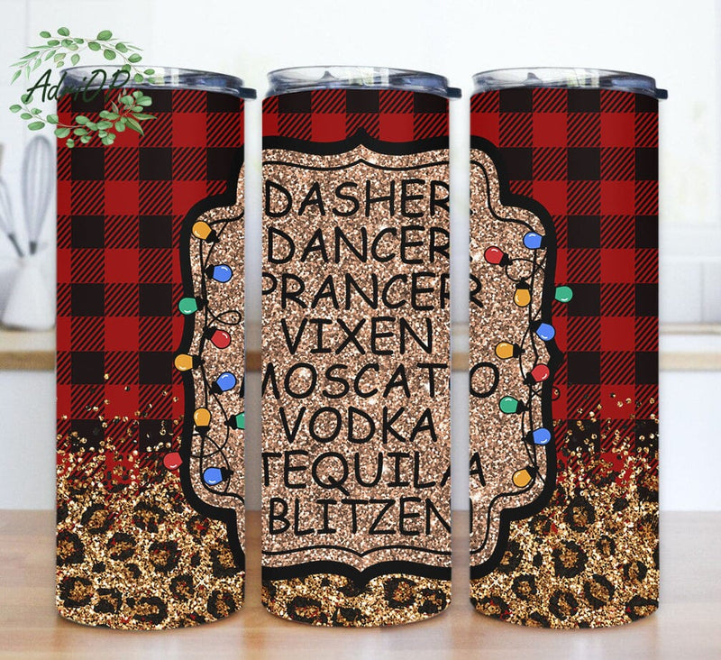 Christmas Tumbler 20 oz skinny tumbler design - So Fontsy