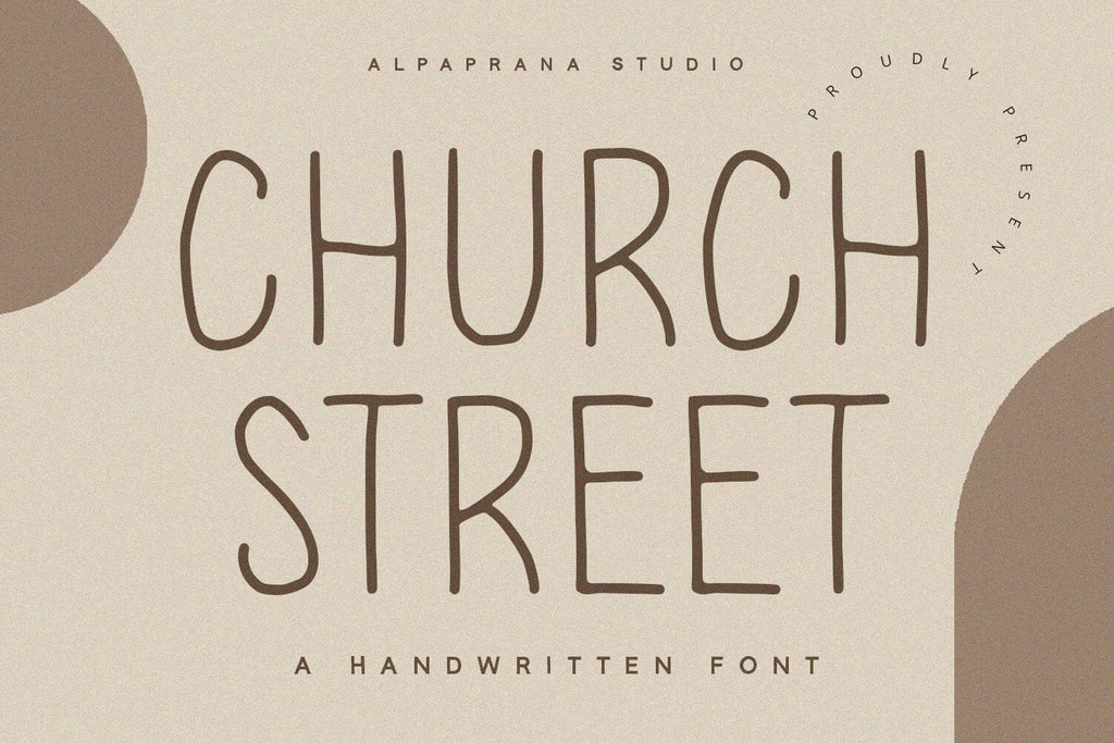 Chruch Street - Handwritten Font - So Fontsy