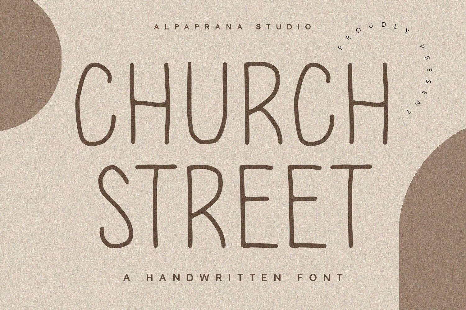 Chruch Street - Handwritten Font - So Fontsy