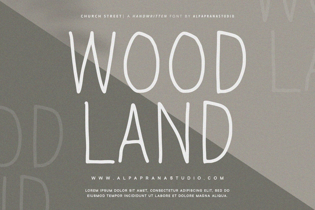 Chruch Street - Handwritten Font - So Fontsy