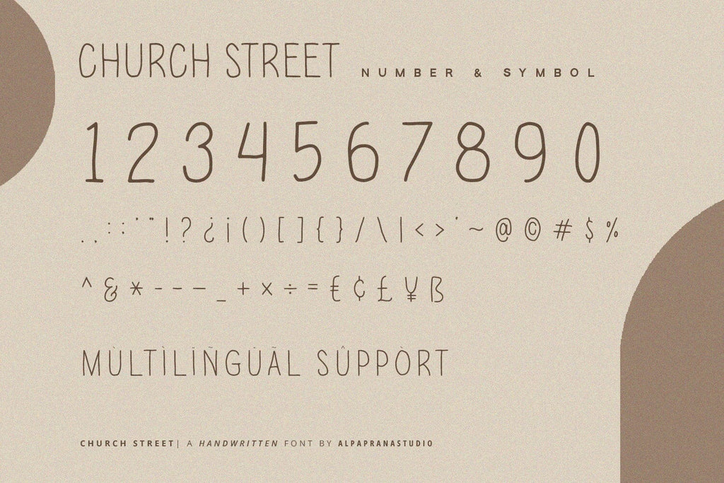 Chruch Street - Handwritten Font - So Fontsy