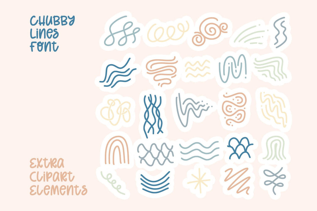 Chubby Lines - So Fontsy