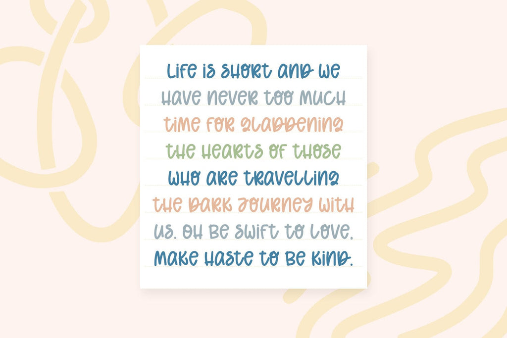 Chubby Lines - So Fontsy