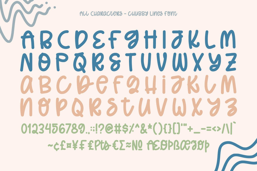 Chubby Lines - So Fontsy