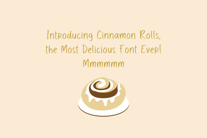 Cinnamon Rolls - So Fontsy