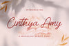 Cinthya Amy - Handwritten Font - So Fontsy
