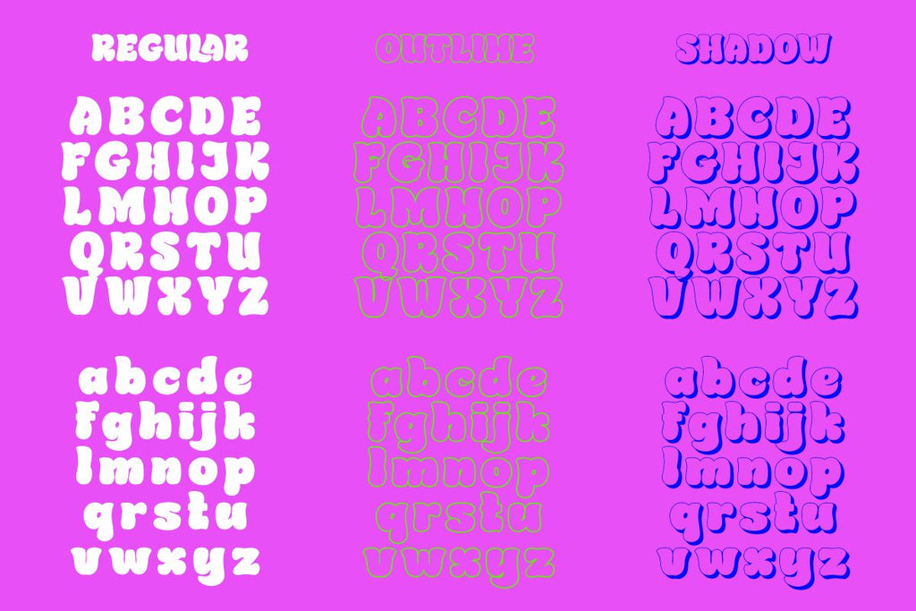 Ciroya - Bubble Font - So Fontsy