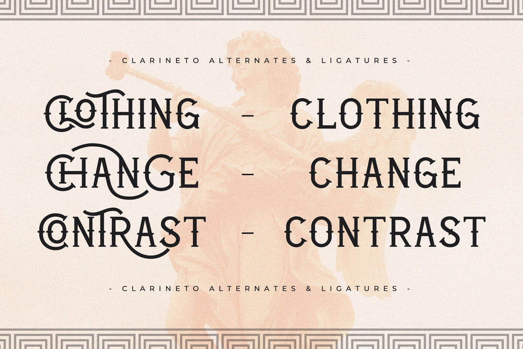 CLARINETO Typeface - So Fontsy