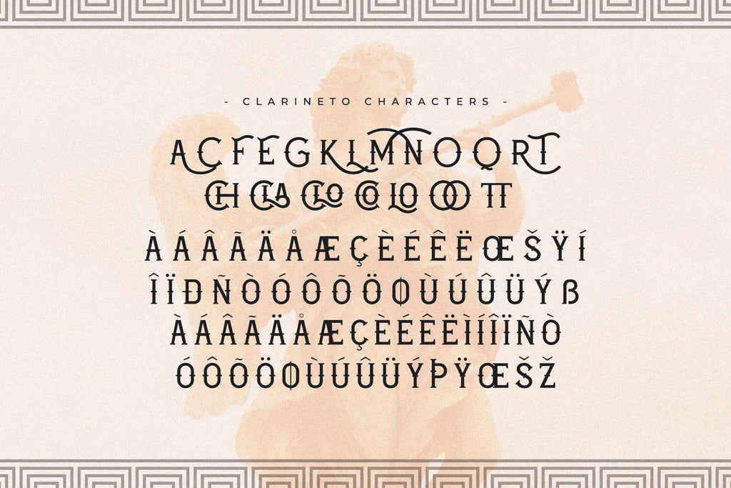 CLARINETO Typeface - So Fontsy