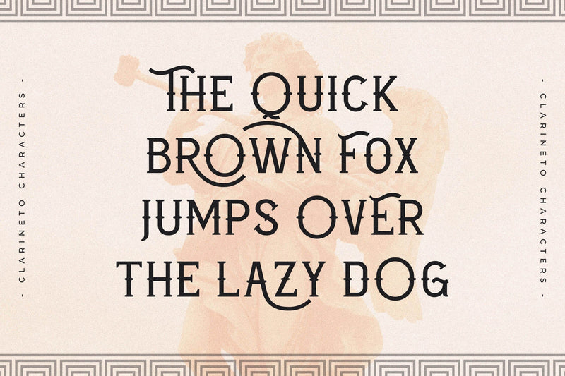 CLARINETO Typeface - So Fontsy