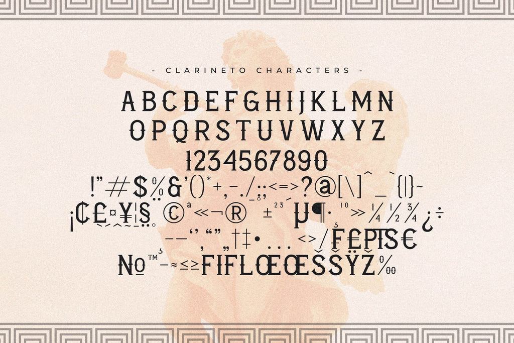 CLARINETO Typeface - So Fontsy