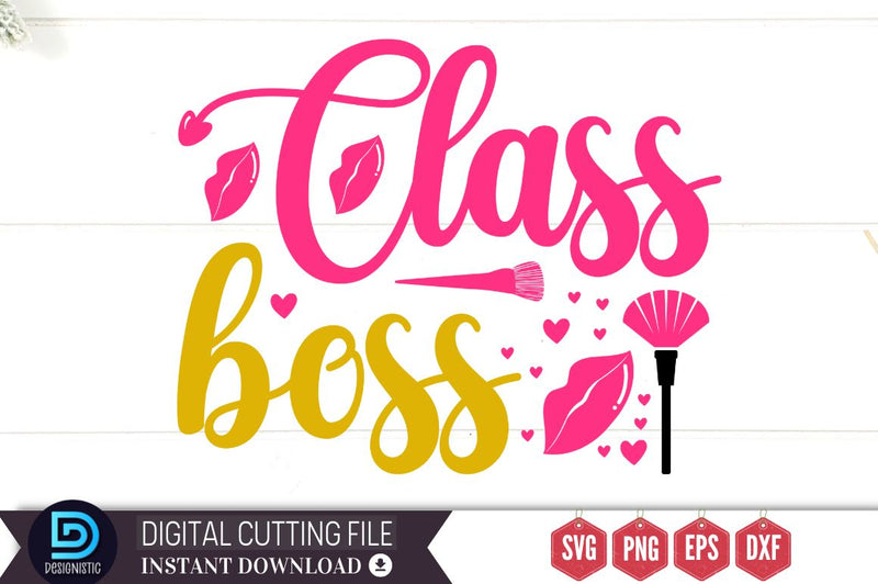 Class boss SVG, Class boss - So Fontsy
