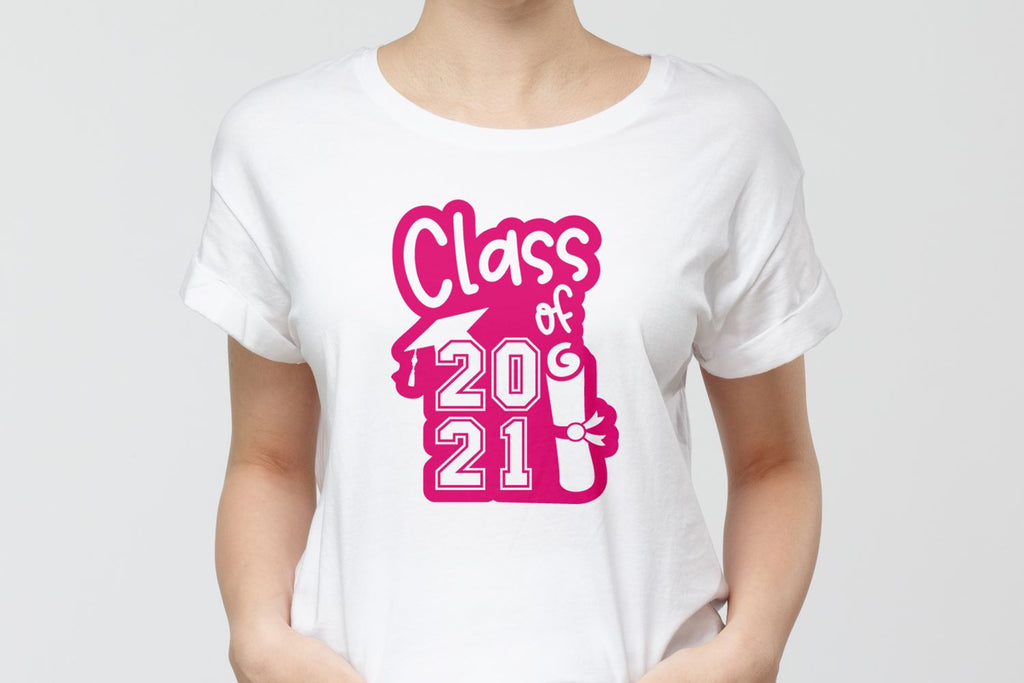 Class of 2021 Graduation SVG Cut Files Bundle - So Fontsy