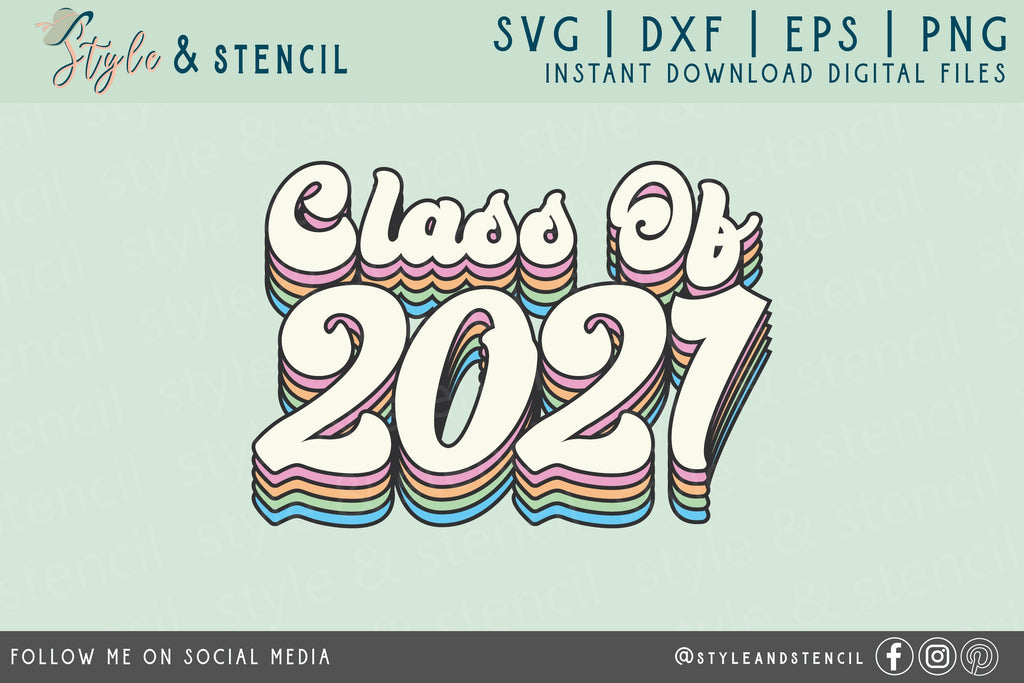 Class of 2021 | Graduation SVG | Senior | Graduate | Graduation Hat ...