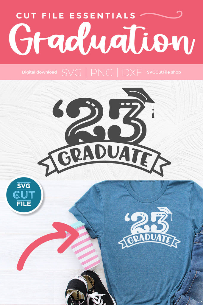 Class of 2023 svg for Cricut crafters - So Fontsy