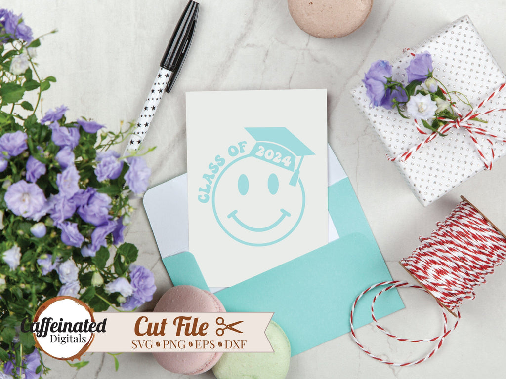 Class of 2024 Smiley Face svg - So Fontsy