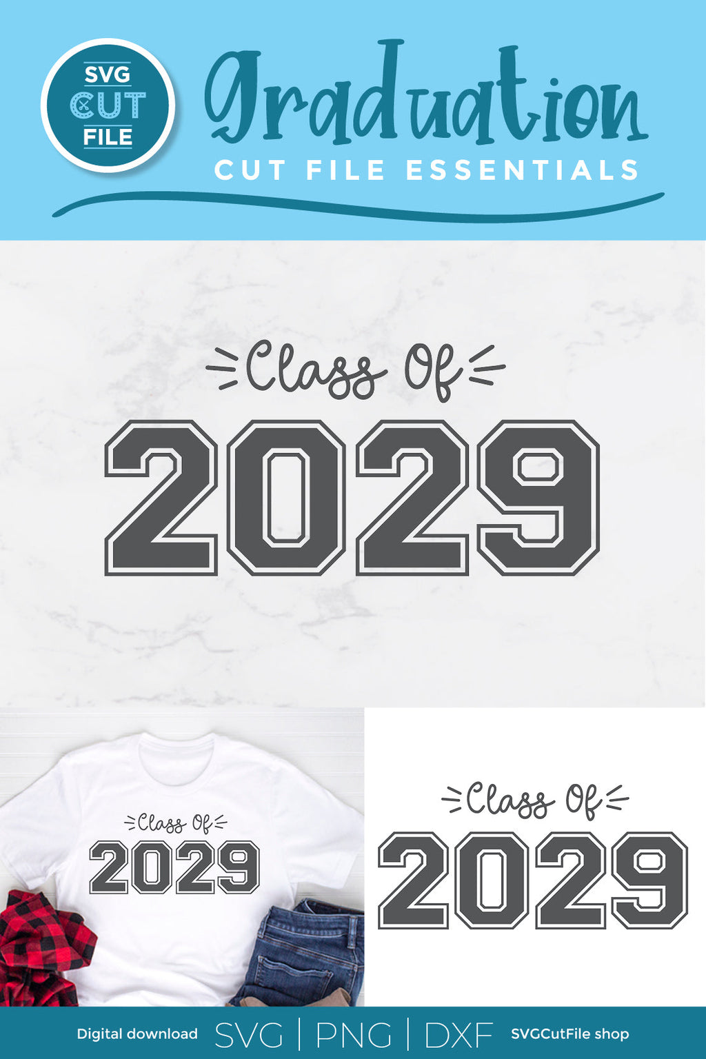 Class of 2029 svg, cute 2029 grad svg, 2029 graduation svg - So Fontsy
