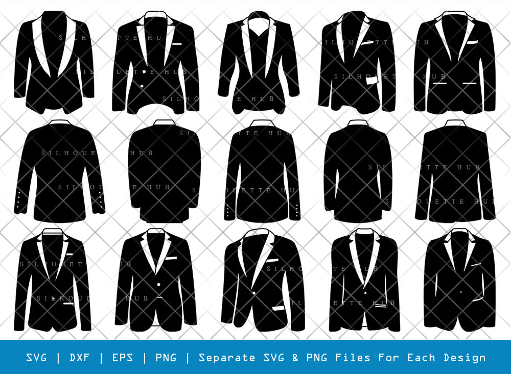 Classic Bleazer SVG, Bleazer Silhouette, Suit Svg, Business Suit Svg ...