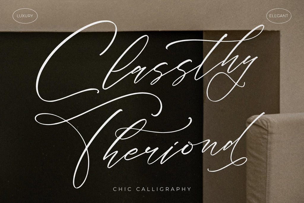 Classthy Theriond - Chic Calligraphy - So Fontsy