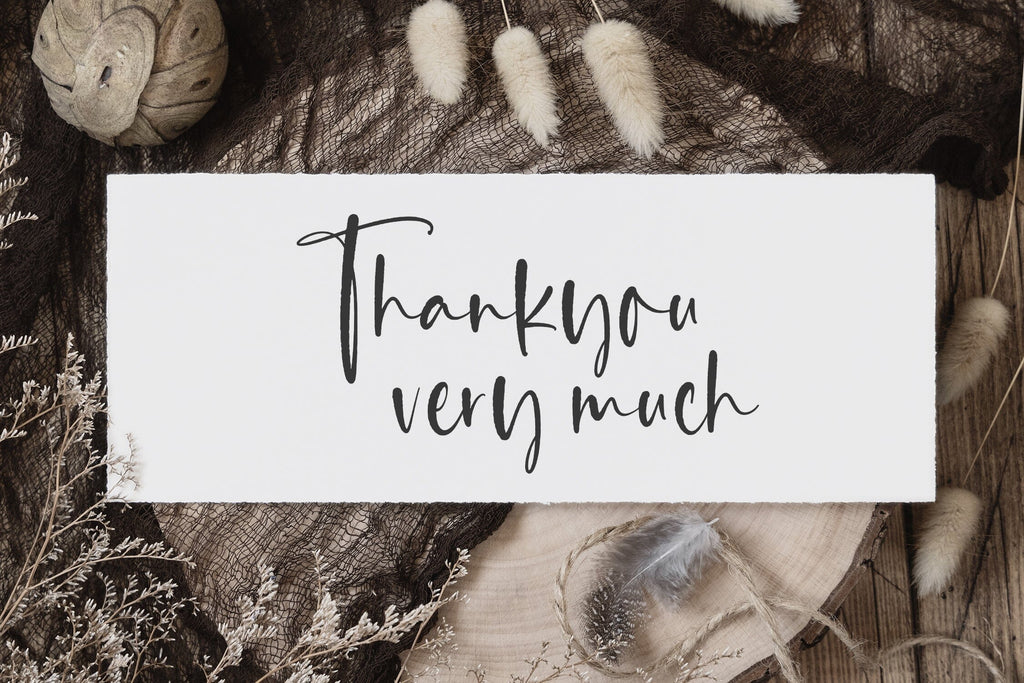 Classy Feathers - Handwritten Script font - So Fontsy