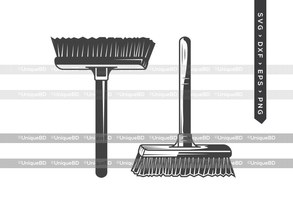 Cleaning Brush SVG Cut File | Broom Svg | Broom Icon Svg | Floor Brush ...
