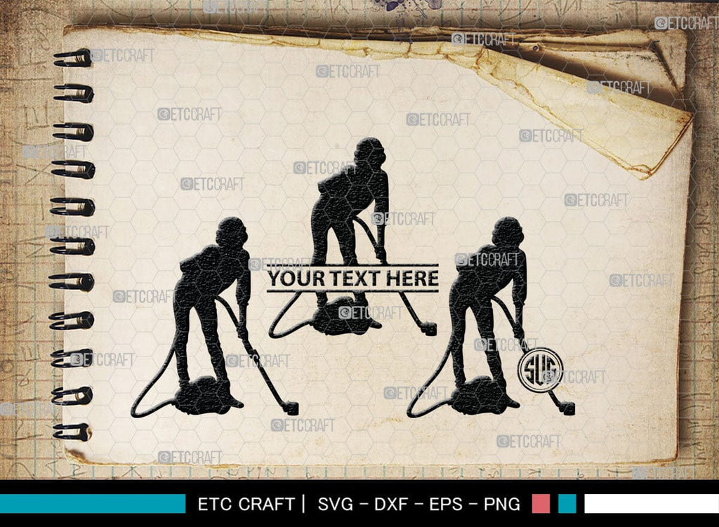 Cleaning Women Monogram, Cleaning Women Silhouette, Cleaning Women SVG ...