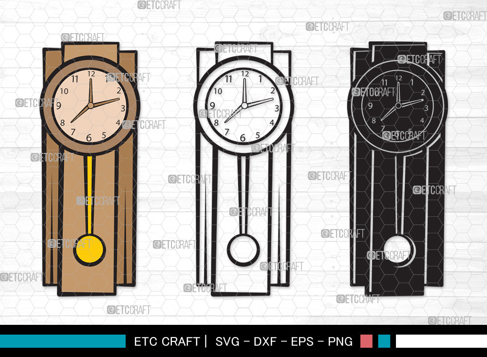Clock Clipart SVG Cut File, Clock Face Svg, Watch Face Svg, Watch Svg ...
