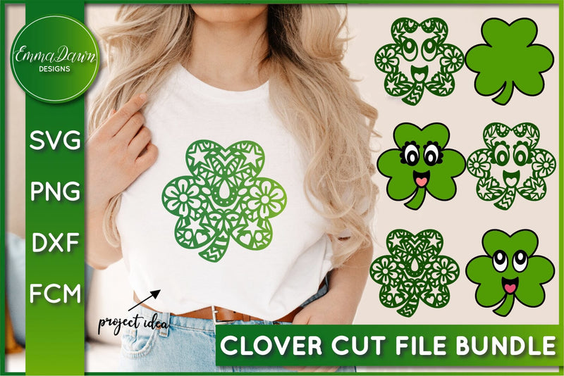 Clover SVG Bundle - So Fontsy