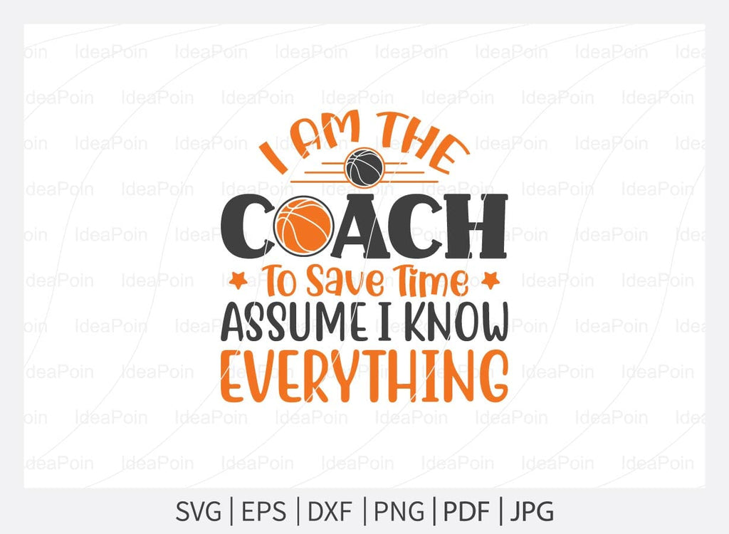 Coach svg Bundle, Basketball Coach svg, Basketball Typography ...