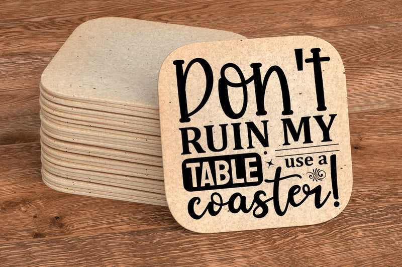 Coaster Quotes Svg Bundle - So Fontsy