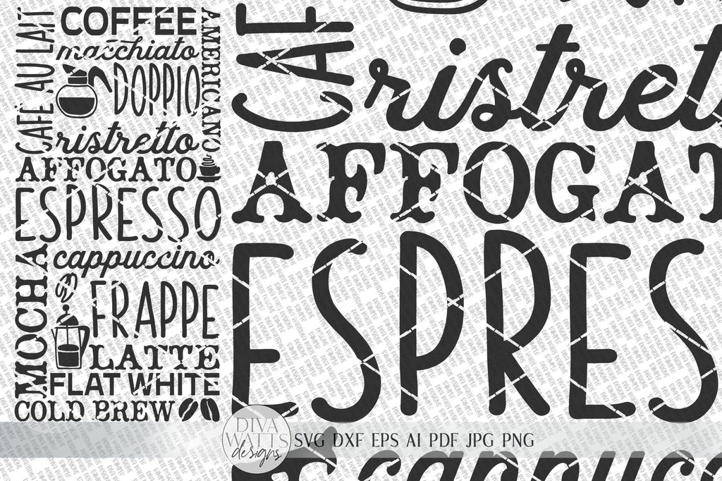 Coffee Bar Subway Sign SVG | Coffee Menu SVG | Farmhouse Kitchen Sign ...