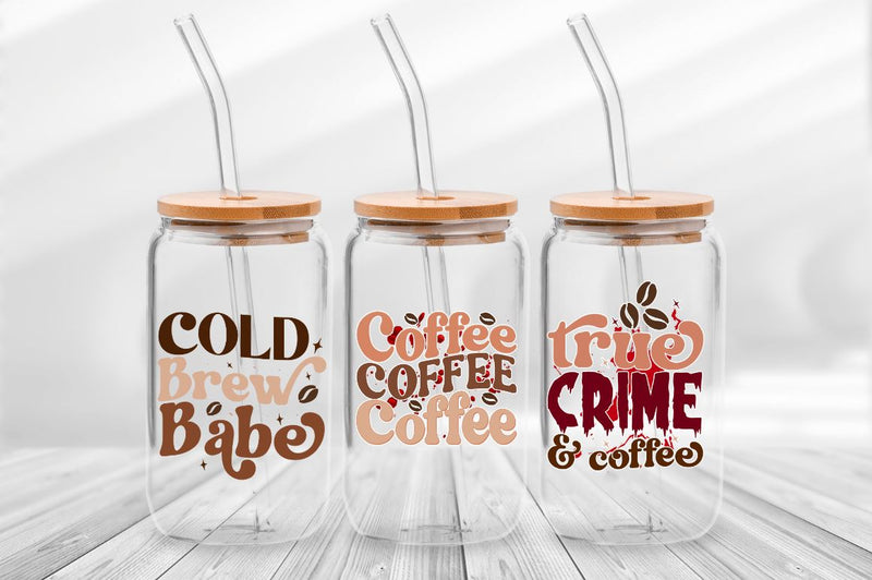 Coffee Libbey Glass SVG Bundle - So Fontsy