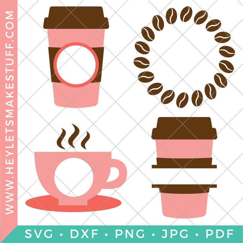 Coffee Monogram Bundle - So Fontsy
