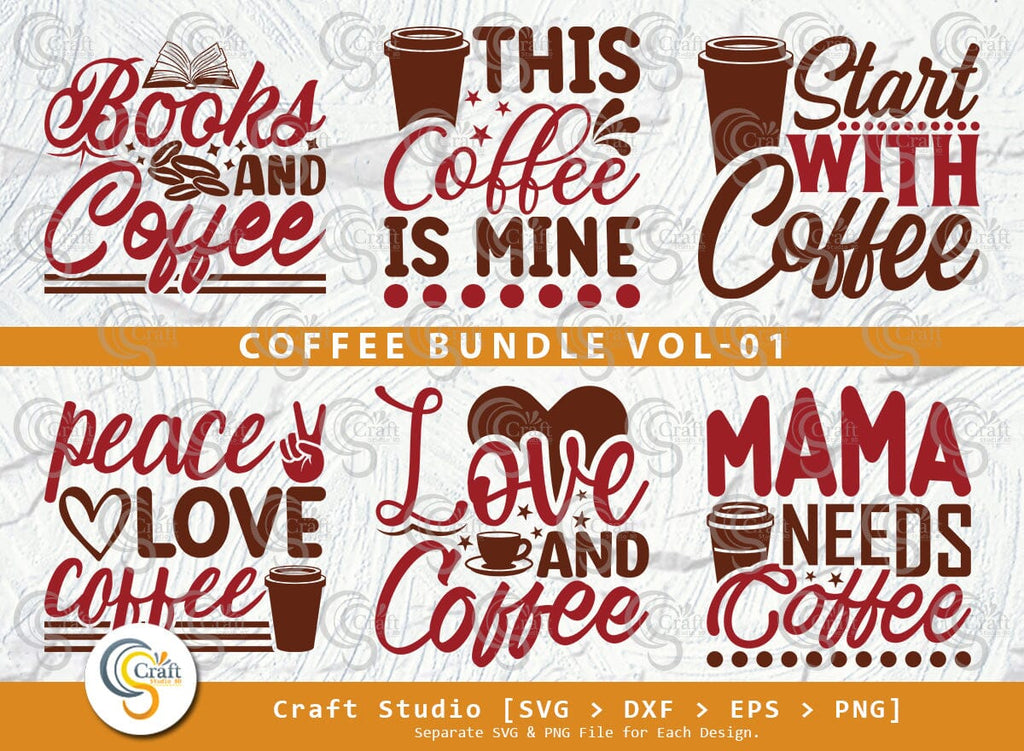 Coffee SVG Bundle, Caffeine Svg, Coffee Time Svg, Coffee Obsessed Svg ...