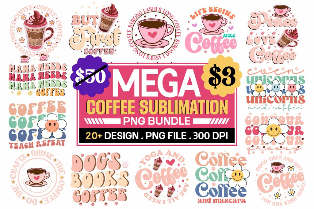 Coffee Svg Designs , Coffee Sublimation Designs - So Fontsy