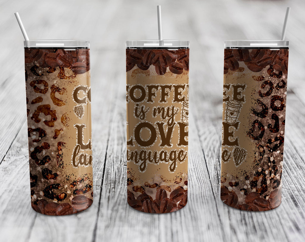 Coffee Tumbler Sublimation Designs Bundle, 20 Oz Skinny Tumbler Coffee ...