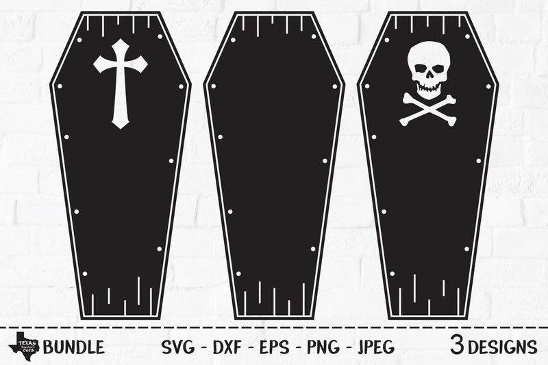 Coffin Bundle | Halloween SVG - So Fontsy