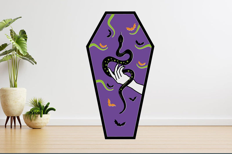 Coffin Bundle Multilayer SVG Laser Cut Files, Halloween Scary Coffin ...