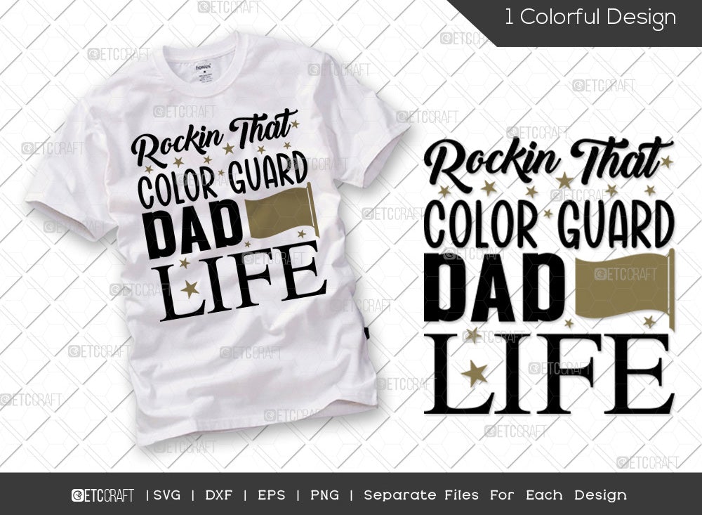 Color Guard Bundle Vol-03 | Color Guard Dad Svg | Guard Dad Svg | Color ...