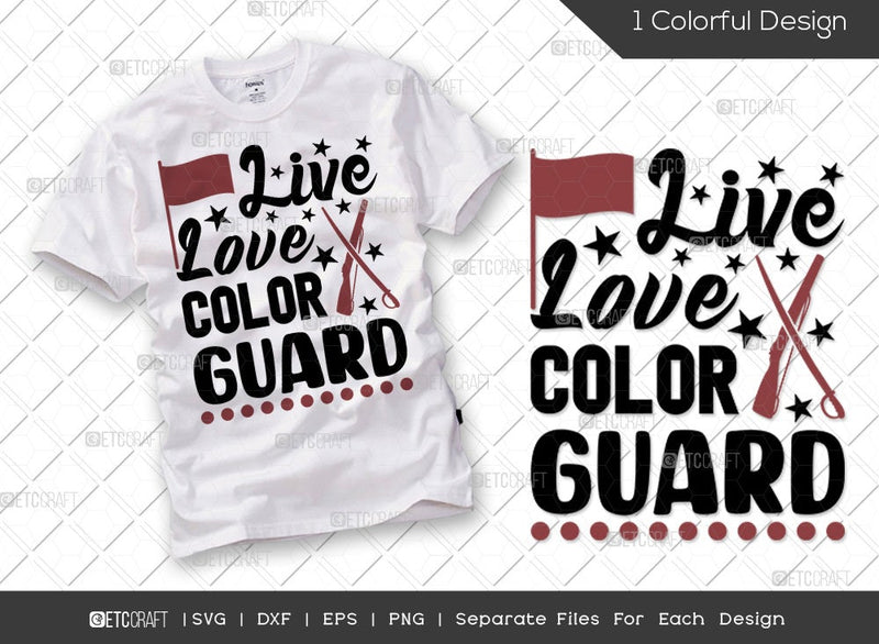 Color Guard Bundle Vol-05 | Color Guard Grandma Svg | Color Guard ...