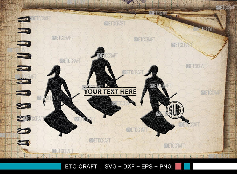 Color Guard Monogram, Color Guard Silhouette, Color Guard SVG, Color ...