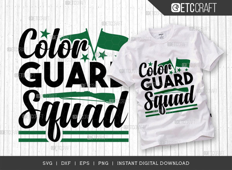 Color Guard Squad SVG Bundle, Marching Band Svg, Color Guard Svg, Color ...