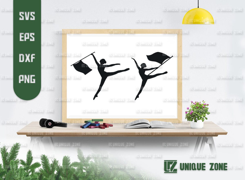 Color Guard SVG Bundle, Marching Band Svg, Color Guard Mom Svg, Female ...